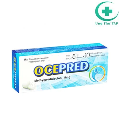 Ocepred 8mg - Thuốc điều trị dị ứng nặng, viêm da dị ứng