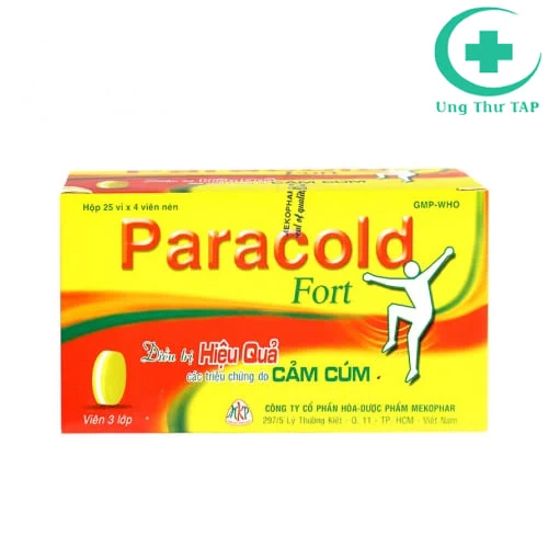 Paracold Fort Mekophar - Thuốc điều trị cảm cúm